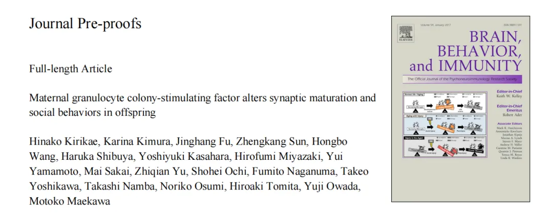 孕期免疫激活影响后代大脑：《Brain, Behavior, and Immunity》新研究，揭示3个关键发现_澎湃号·湃客_澎湃新闻 ...